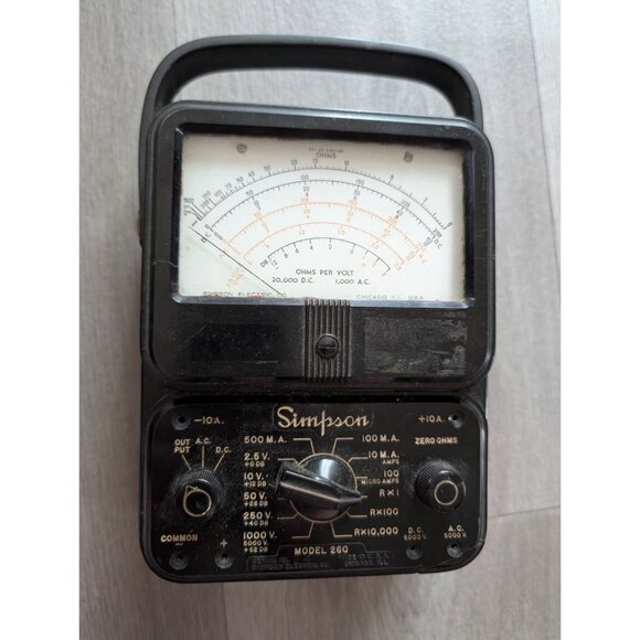 Simpson | Other | Vintage Simpson Model 26 Series Meter Analog ...